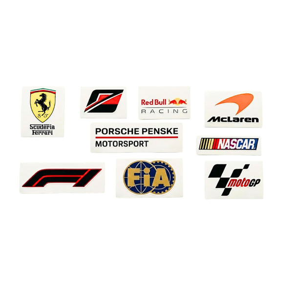 Motorsport Racing Brand Stickers – SimSportGadget