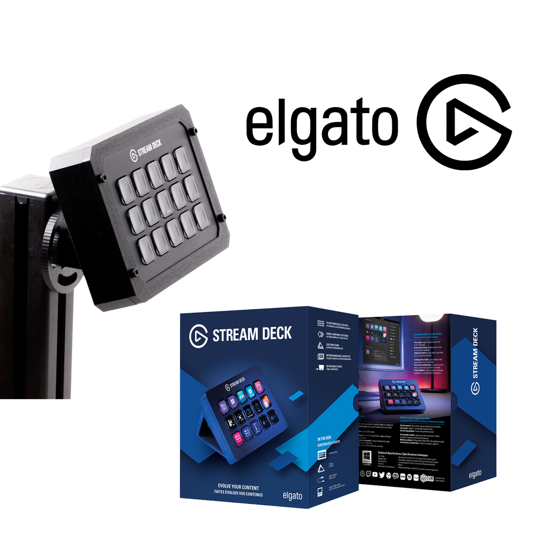 Stream Deck Enclosure With Adjustable Mount for Sim Racing / Flight Rig ...