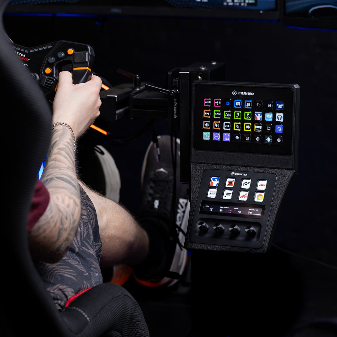 Stream Deck XL and Plus Combo Console Mount – SimSportGadget