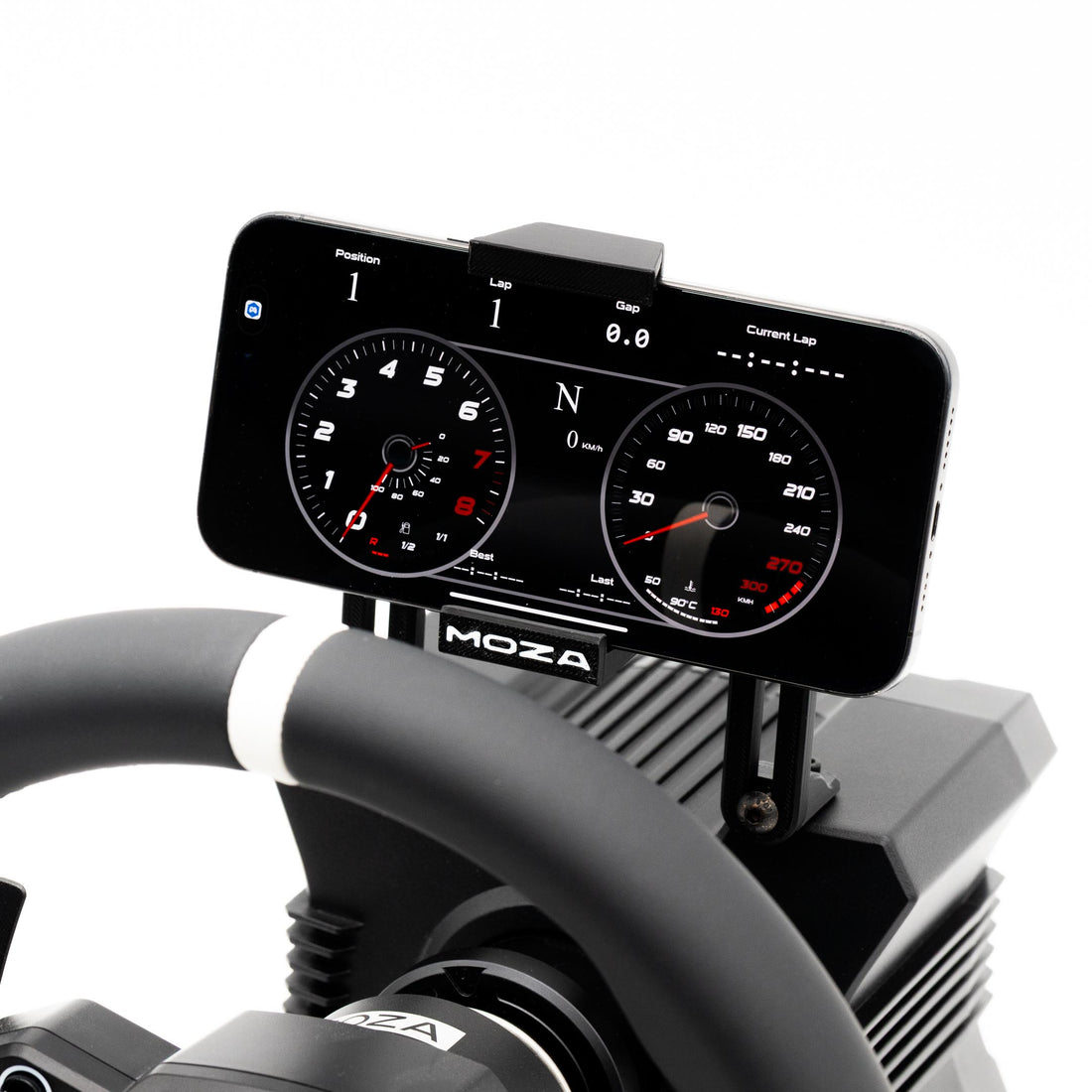 Moza Dashboard Phone / Tablet Mount For Sim Racing Wheel Bases ...